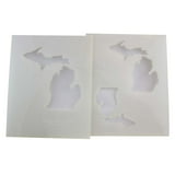 State of Michigan 2 pc Stencil Set-Mylar 14 Mil 4",5', 6" - Painting ...