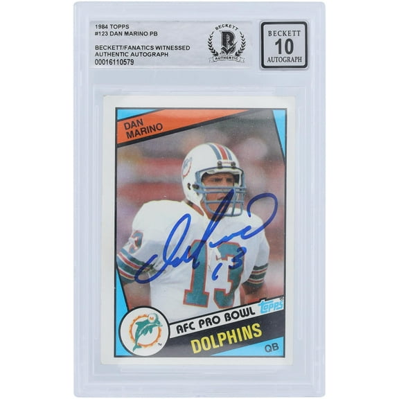 Dan Marino Miami Dolphins Autographed 8" x 10" Drop Back Photograph ...