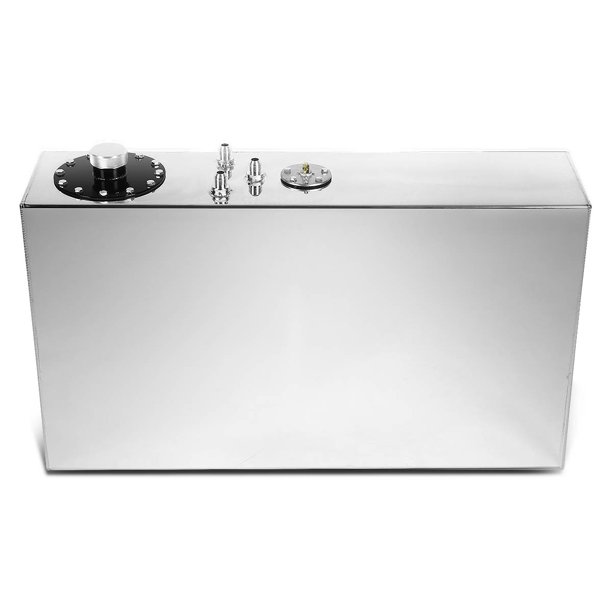 DNA Motoring ALU-FT-B-TF-17G For 17-Gallon Top-Feed Slim Aluminum Fuel ...