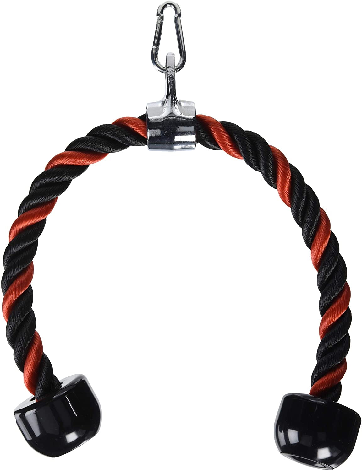 Tricep Rope Handle Gym Rubber Pull Down Bicep Cable Attachment ...