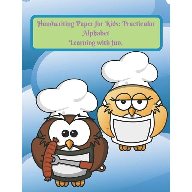 Handwriting Paper for Kids: Practicular Alphabet Learning with fun ...