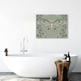 Chilfamy Celestial Moth Sage Ready to Hang, Bathroom Wall Art, Modern ...