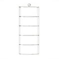 5-Layer Clear Acrylic Belt Storage Box, Multi-Grid Transparent ...