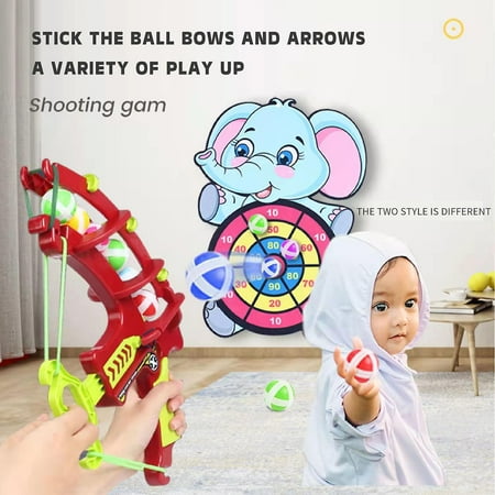 Target Sticky Ball Throw Dartboard Shooting Slingshot Board Sports ...