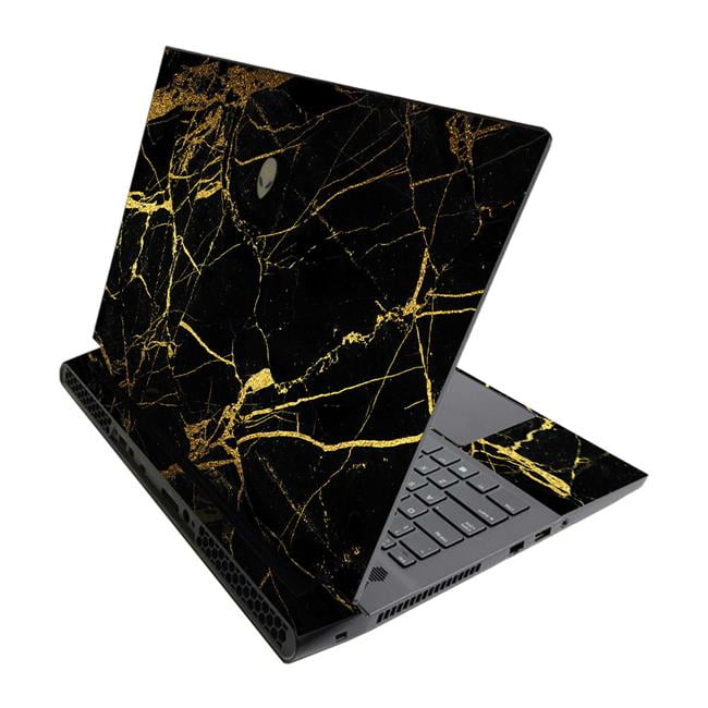 MightySkins ALWM17R320-Black Gold Marble Skin for Alienware M17 R3 2020 ...
