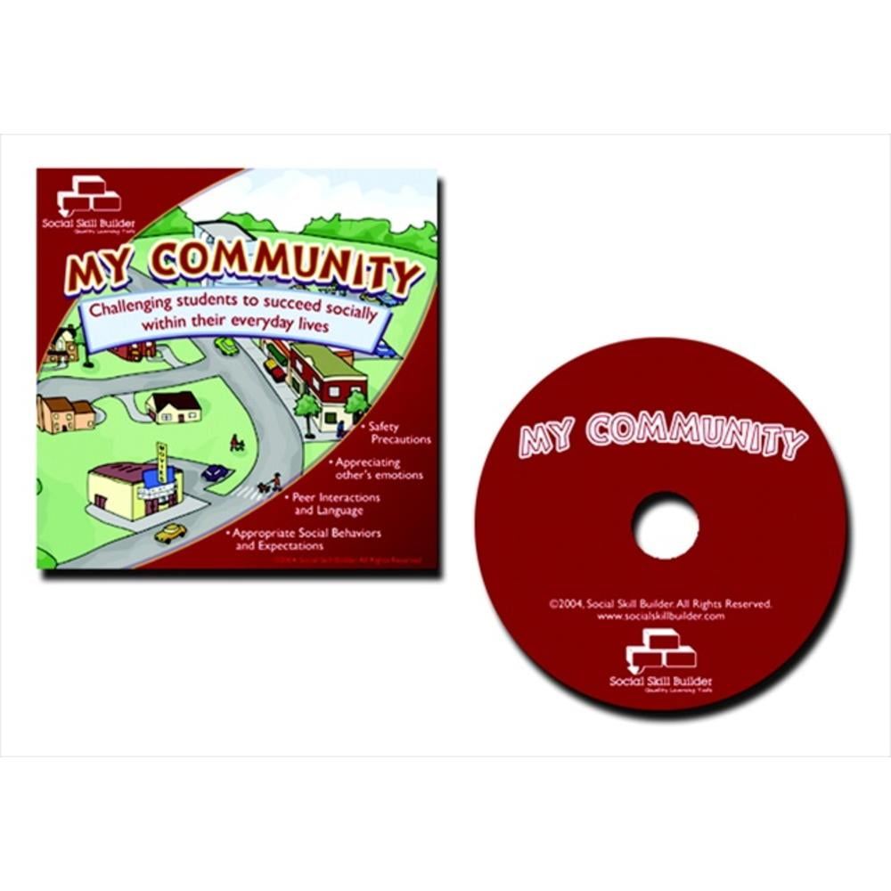 Social Skill Builder 028158 My Community CD-Rom For Ages 5 - 15 ...