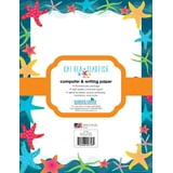 Barker Creek Designer Computer Paper, Kai Ola Starfish, 8.5” x 11 ...