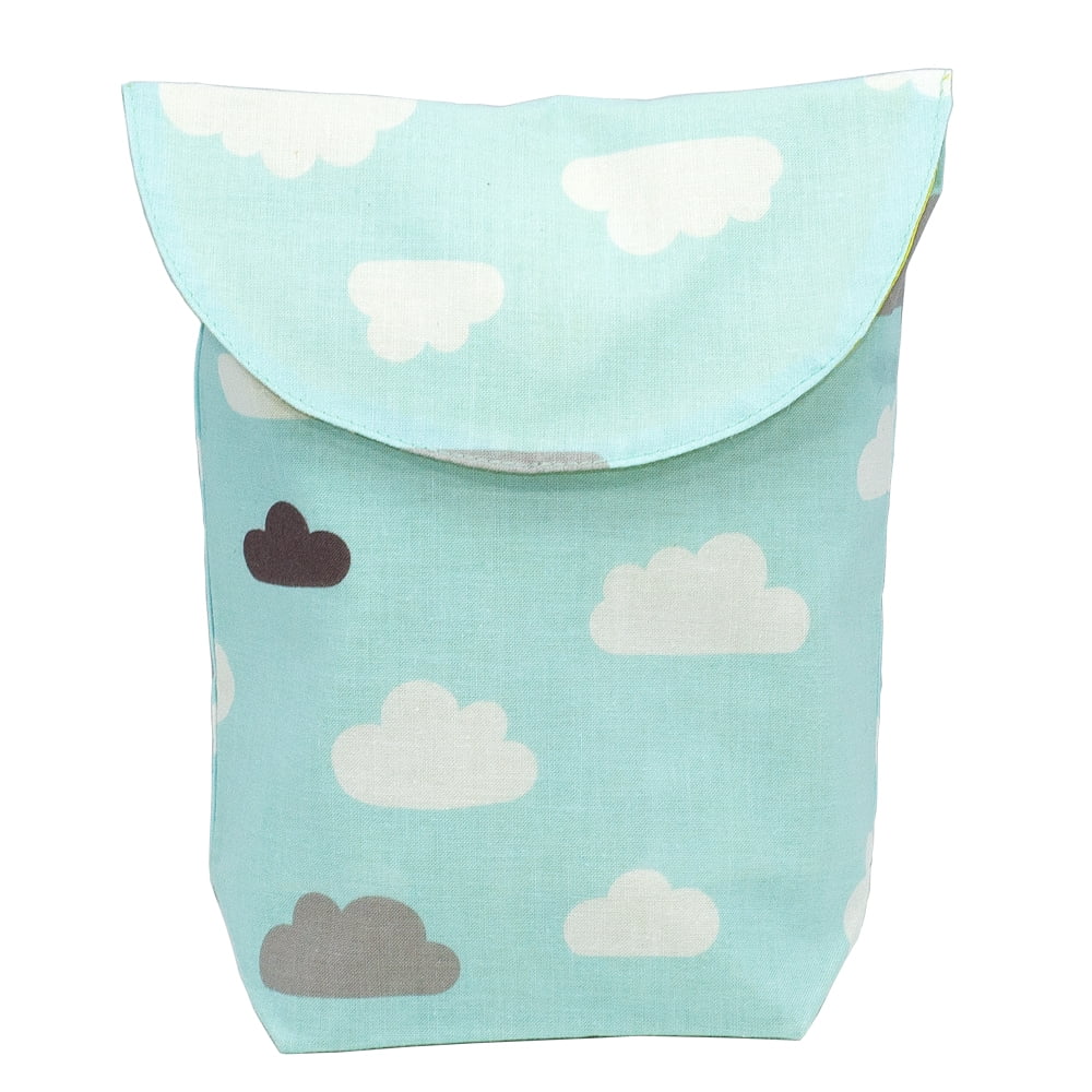 Baby Diaper Storage Pouch Tote with Velcro Lock for Snack Toys Pacifier ...