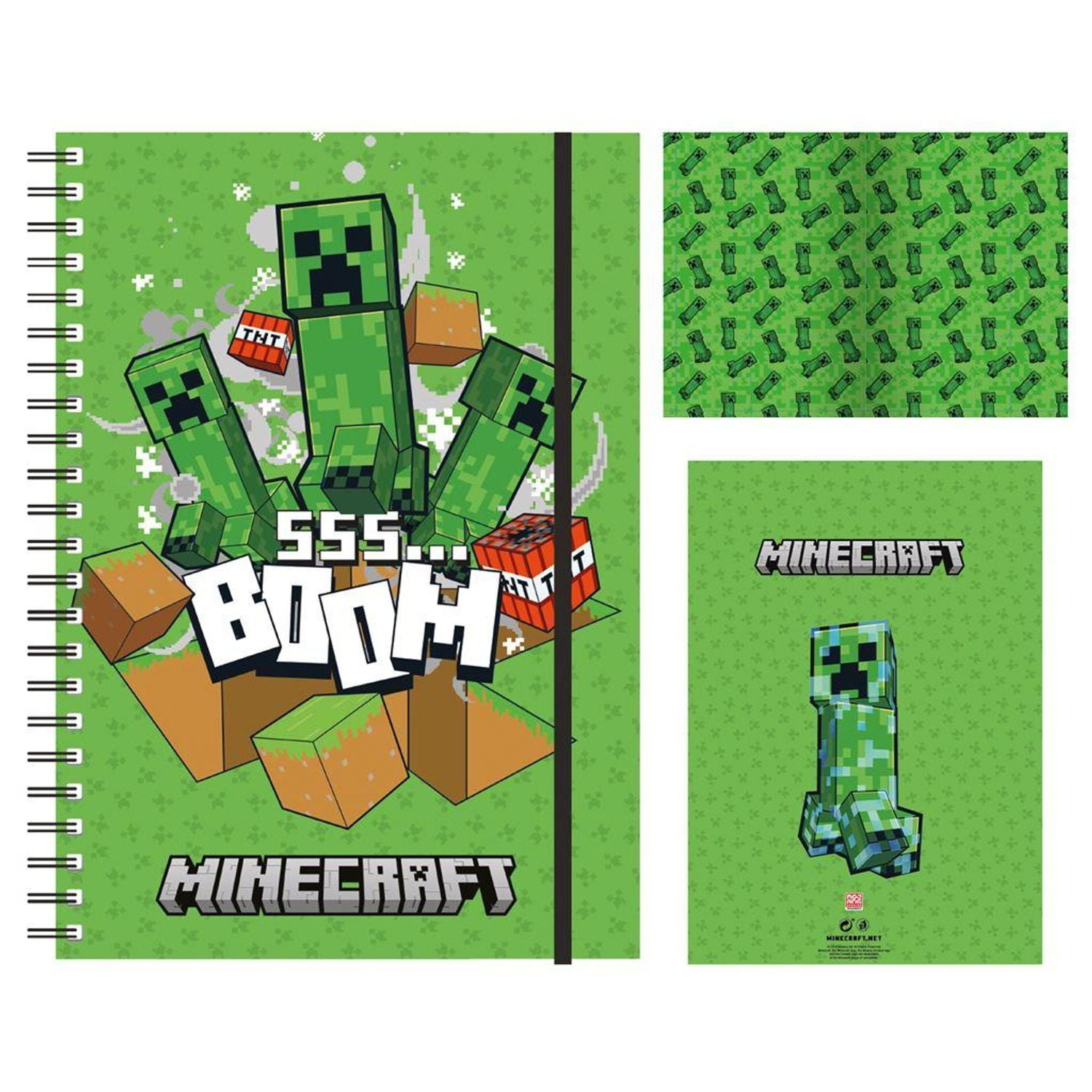 Click here for Minecraft A5 Wirebound Notebook prices