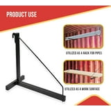 1 Tier Shipping Container Shelving Bracket with Hooks - 16"x18", 550 ...