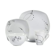 Corelle Square Simple Sketch 16-Piece Dinnerware Set - Walmart.com