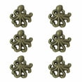 Zeckos Bronze Cast Iron Octopus Drawer Pulls/ Knobs (Set of 6 ...