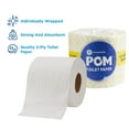POM Bath Tissue, 2-Ply, 473 Sheets per Roll, 45 Rolls, RV and Septic ...