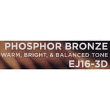 D'Addario EJ16-3D Phosphor Bronze Acoustic Guitar Strings, Light, 3 ...