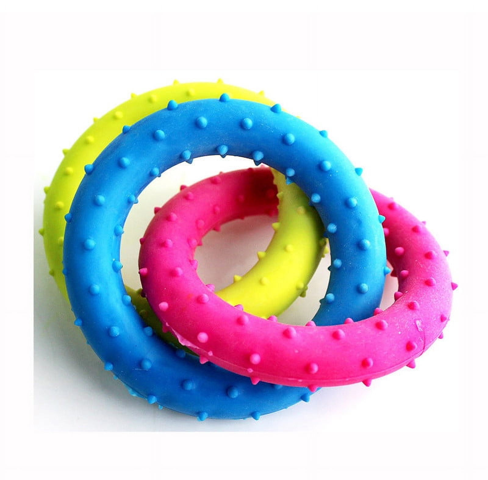 Lisbinx - Juguetes de entrenamiento para masticar con dientes de goma ...