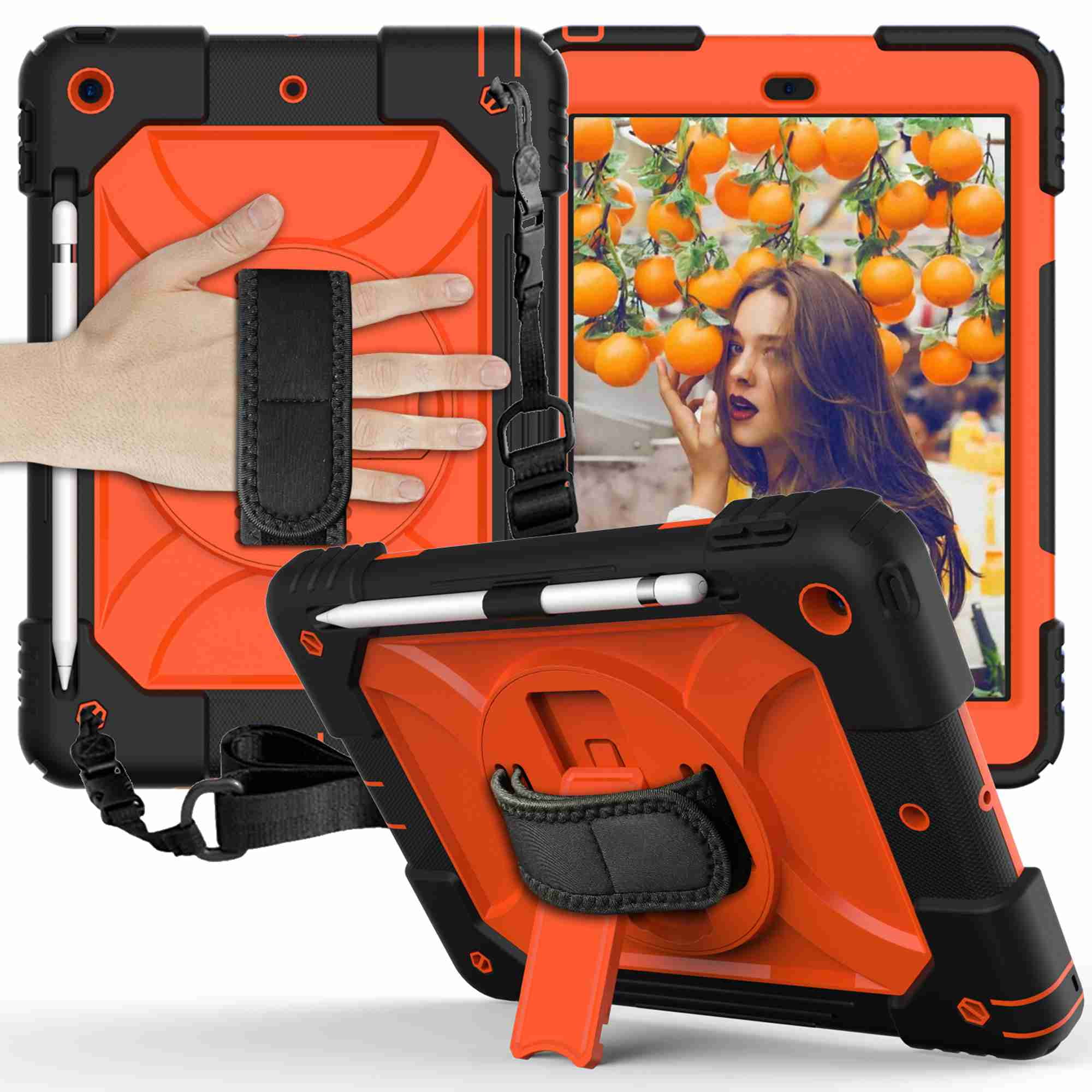 Dteck Case For iPad 10.2 8th (2020) / iPad 7th Gen (2019) Heavy Duty ...