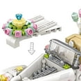 Mini DIY Assemble Block Toy Figure Groom Bride Wedding Car Bricks ...