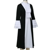 GRACEART Church Priest Clergy Dress for Women Autumn/Winter A Line Long ...