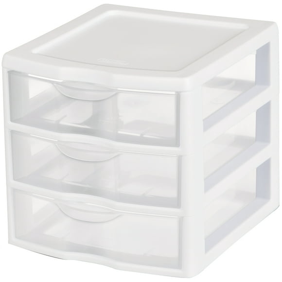 3 Drawer Plastic Storage
