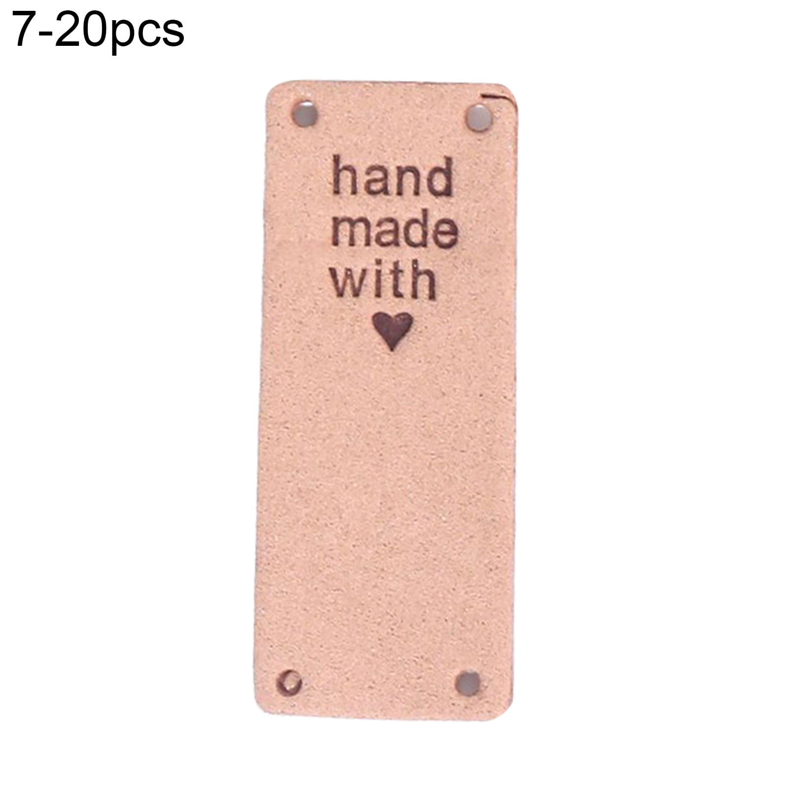 Farfi 20Pcs/Set Hat Tag Practical Skin-friendly with 4 Holes Word ...