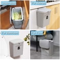 Tiyafuro 2.4 Gallon Kitchen Compost Bin for Counter Top or Under Sink ...