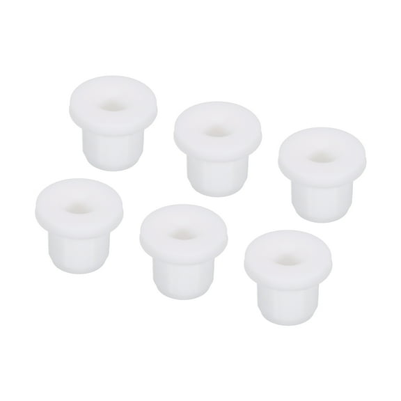4Pcs T Shape Rubber Grommet Mount Dia 13mm ID 8mm H 12mm Seal ...