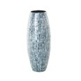 DecMode 19" Handmade Blue Mother of Pearl Vase - Walmart.com