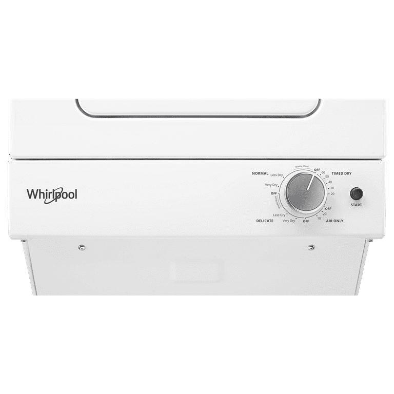 WHIRLPOOL WET4124HW combination washer electric dryer