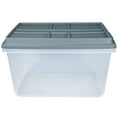 Hefty Hi-Rise 72 Qt. Locking Storage Bins with Latches, Lift Off Lid ...