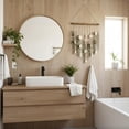 Boho Wall Decor Artificial Eucalyptus Hanging Plants on Carbonized ...