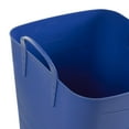 Life Story 25 Liter 6.6 Gallon Durable Plastic Storage Tote, Blue (12 ...