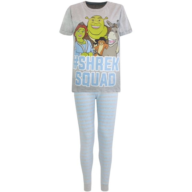 DreamWorks Womens Shrek Pajamas Gray SMALL-XX-LARGE - Walmart.com