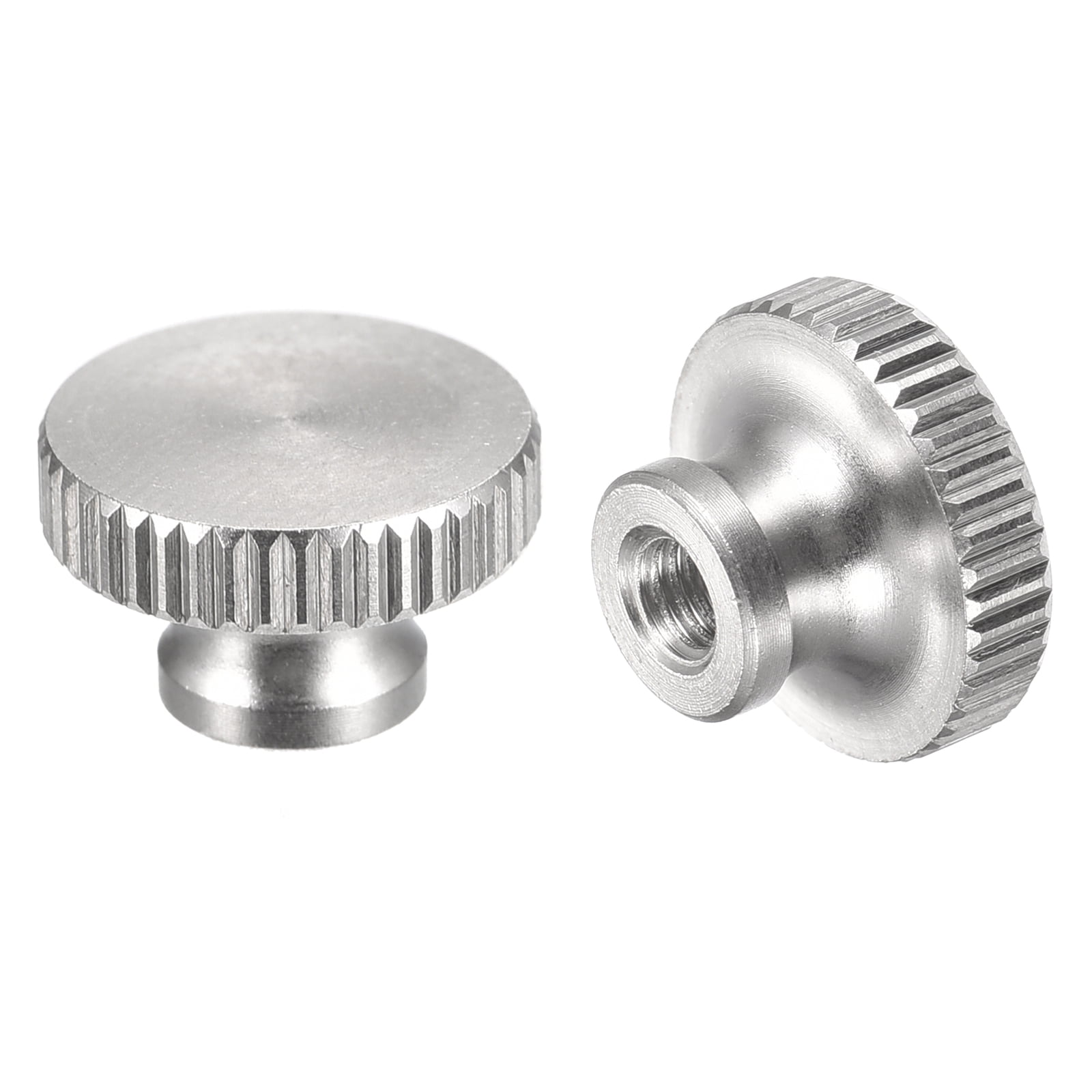 Knurled Thumb Nuts, 2 Pack M3 x D11mm x H7mm 304 Stainless Steel Blind ...