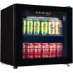 COLOZO Black Beverage Refrigerator Cooler, 96 Cans Freestanding Mini ...