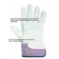 Custom Leathercraft Safety Cuff Men's Work Gloves - Walmart.com