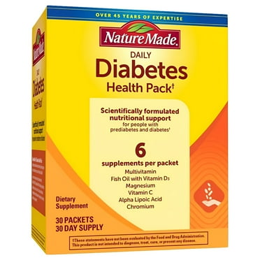 Nature's Way Alive! Diabetic Multivitamin, Daily Multiple Vitamin Pack ...