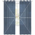 Abstract Lines Sheer Curtains 90 Inch Long 2 Panels, Modern Square ...