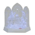 Gerson Lighted Musical Nativity Scene, Cool White Glow, Battery Power ...