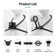 TELESIN 2-in-1 Phone & Action Camera Neck Mount SE 2.0, 90 ° Rotation ...