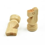 32Pcs Wooden Carved Chess Pieces Hand Crafted Set 65Mm King Size Toys ...