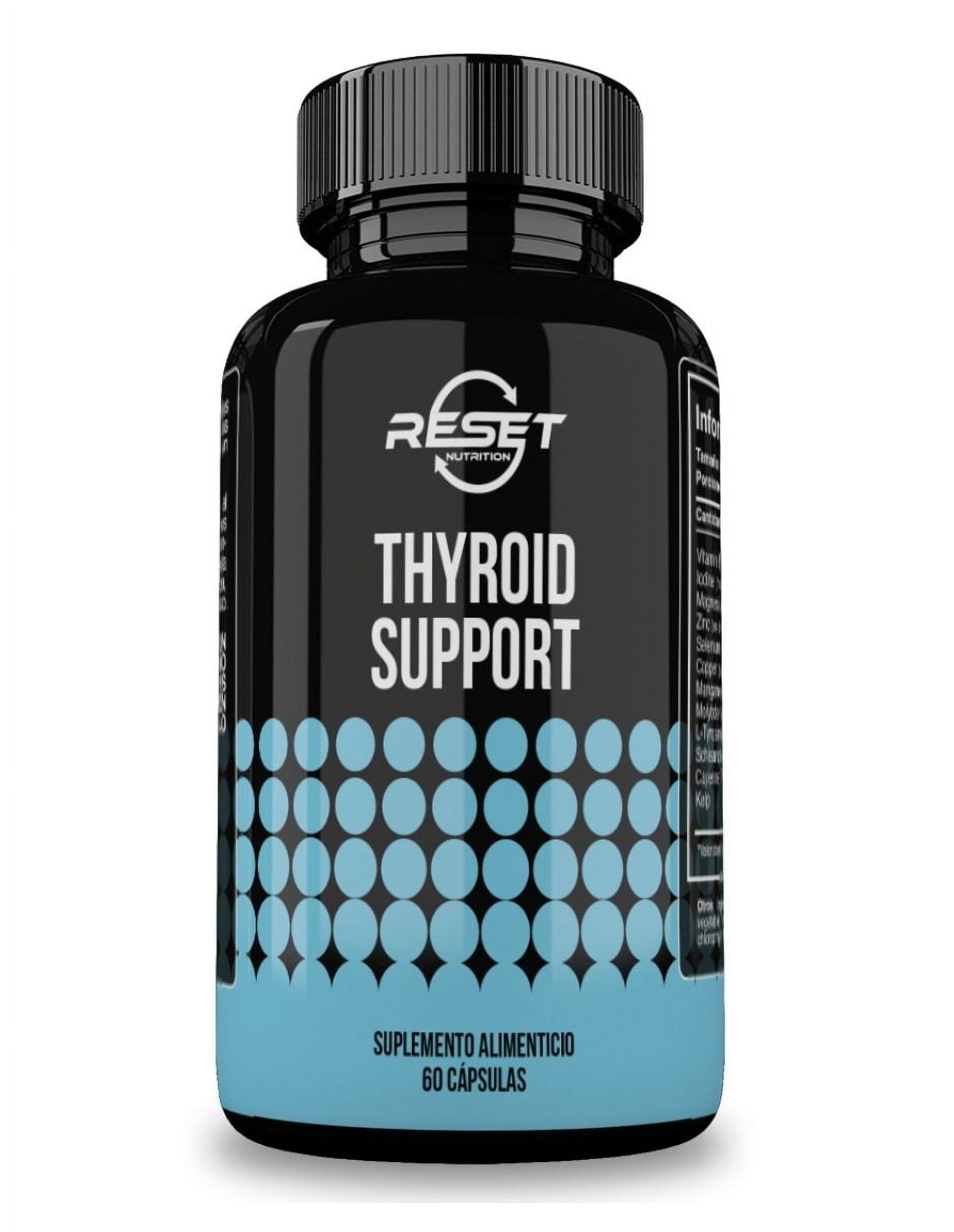 Reset Nutrition Thyroid Support | 30 Servings | 60 Capsules | Hecho en ...