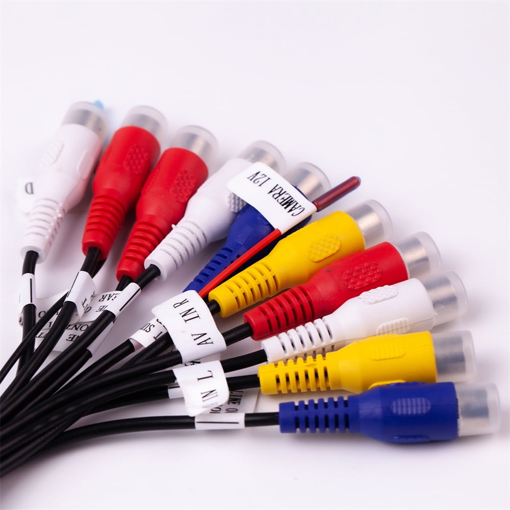 FYUU 18 Pin Pre-Amp/Video AV Input Output & Camera Cable for XDCPA10BT ...