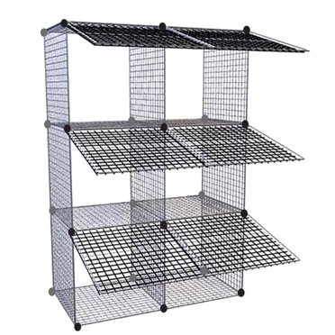 Global Industrial Wire Mesh Security Cage, 48 x 24 x 48 - Walmart.com