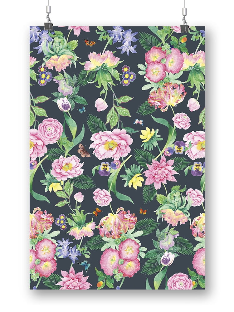 Artshine Peonies And Pansies Ii Poster - Gabby Malpas Designs, Poster ...