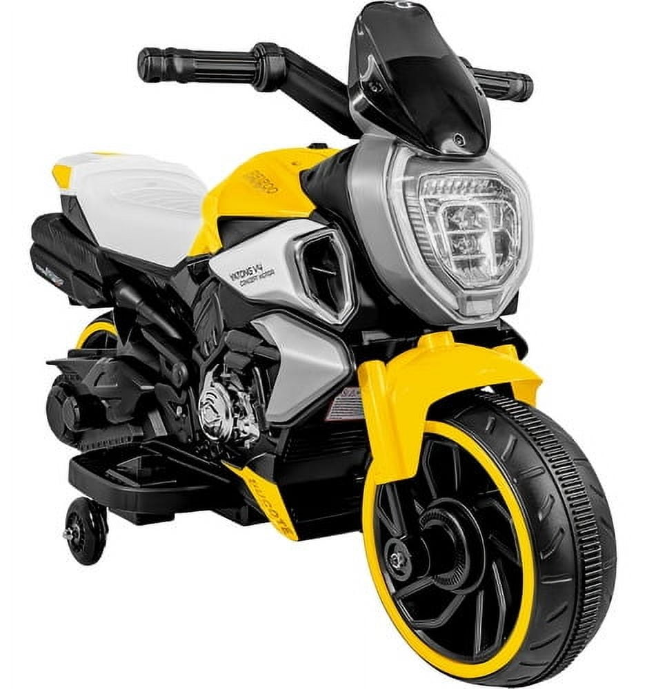 Moto Eléctrica Amarilla Con Luz Y Claxon Little Monkey | Walmart en línea