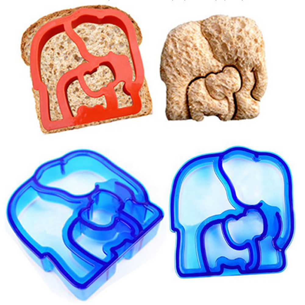 NUZYZ 1 Pc Toast Cutter Animal Shaped Lunch Sandwich Toast Cookies Cake ...