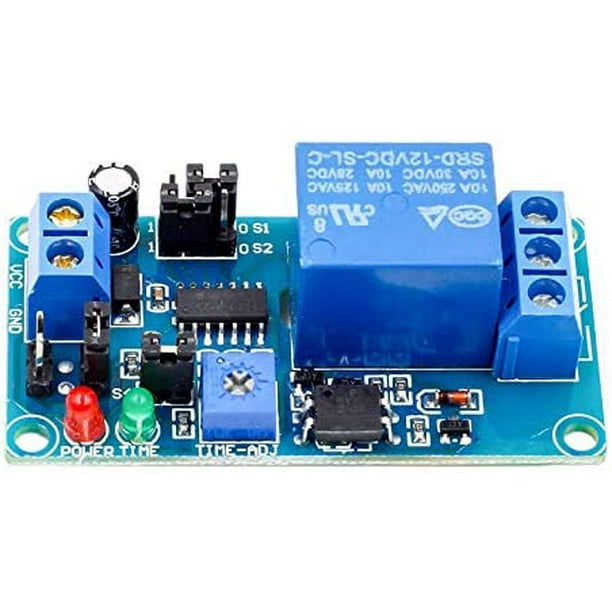 Wekity 12V DC Delay Relay Delay Turn on/Delay Turn Off Switch Module with Timer-0619 - Walmart.ca
