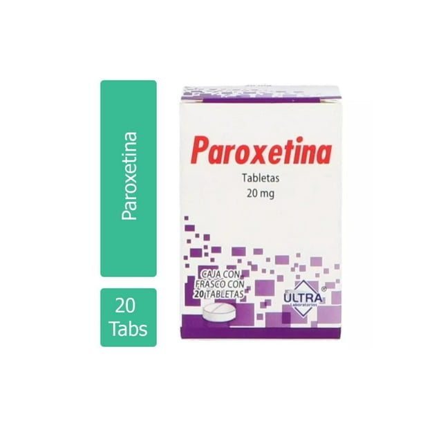 Paroxetina 20 mg. 20 Tabletas | Bodega Aurrera en línea