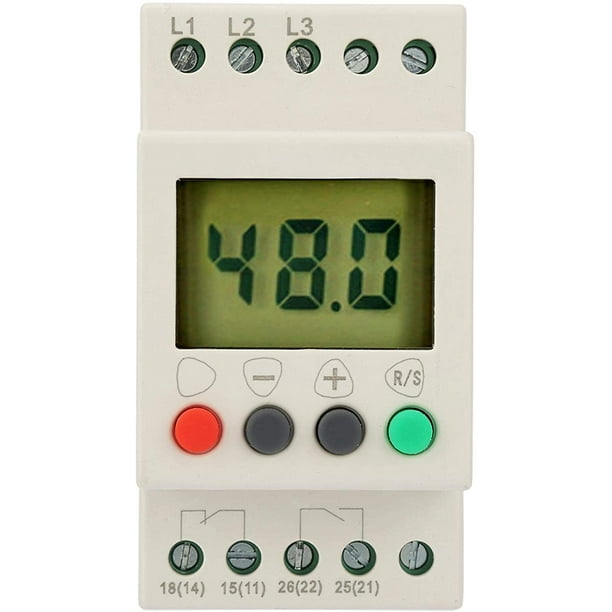 Voltage Relay, LCD Display Each Action State JVR 1000 Voltage Monitor ...