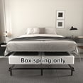 Bedofmine 4 Inch Low Profile Box Spring Split for Queen with Fabric ...